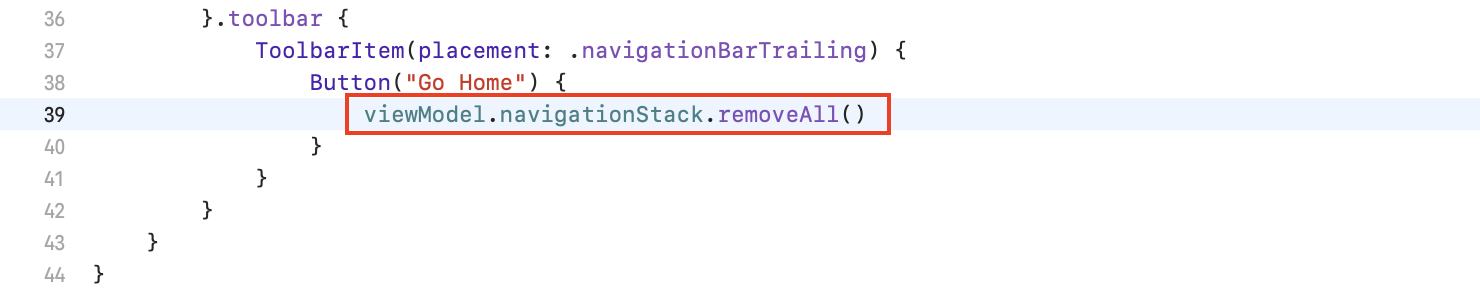 How to implement NavigationStack in SwiftUI